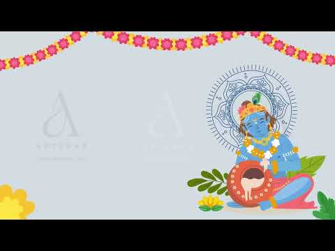 Baby Krishna Dahi Handi Motion Background – Animated Janmashtami Festi ...